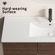 Ceramic Bathroom Sink - Thin Edge Vanity Basin, Single Bowl Countertop ...