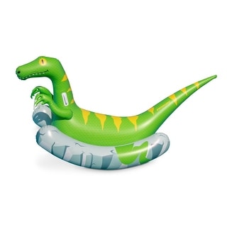 92" Rockin Raptor Inflatable Swimming Pool Float - Bed Bath & Beyond ...