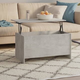 vidaXL Coffee Table Lift Top End Table Accent Side Sofa Table ...