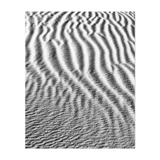Sahara Desert Pattern of sand in black and white Art Print/Poster - Bed ...