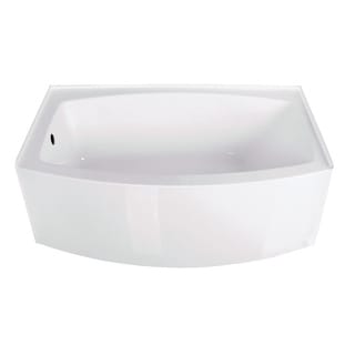 Kingston Brass Aqua Eden 60" Three Wall Alcove Acrylic Soaking Tub ...