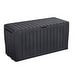 Keter Marvel Plus 71 Gallon All-Weather Storage Deck Box, Dark Grey ...
