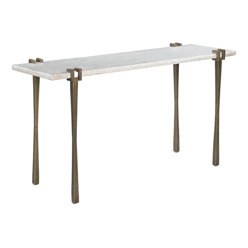 Rench Console Table White - Overstock - 42969079