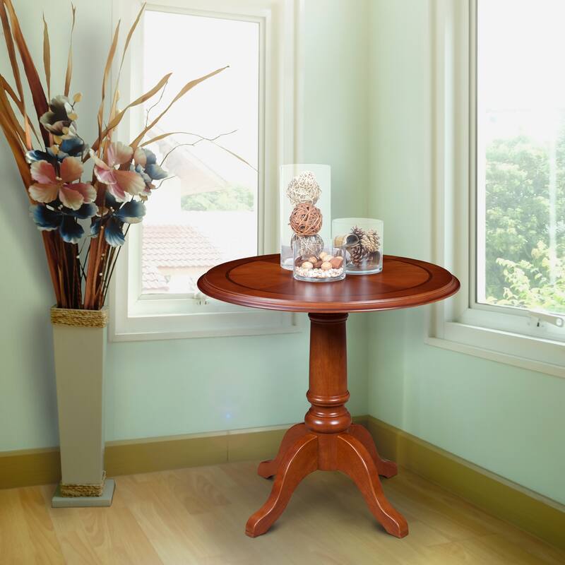 Prestige 30 Inch Round Side Table - Overstock - 23591938