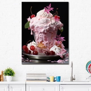 Designart "Sweet Indulgence Ice Cream I" Desserts Wall Art - Bed Bath ...