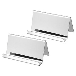2pcs Business Card Holder, Desktop Name Cards Display Stand - Bed Bath ...