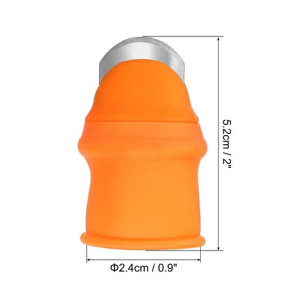 1 Set Large Silicone Thumb Knife with 5Pcs Finger Sleeves for Plant ...