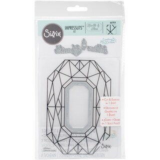 Sizzix Impresslits Embossing Folder By Courtney Chilson-Diamond ...