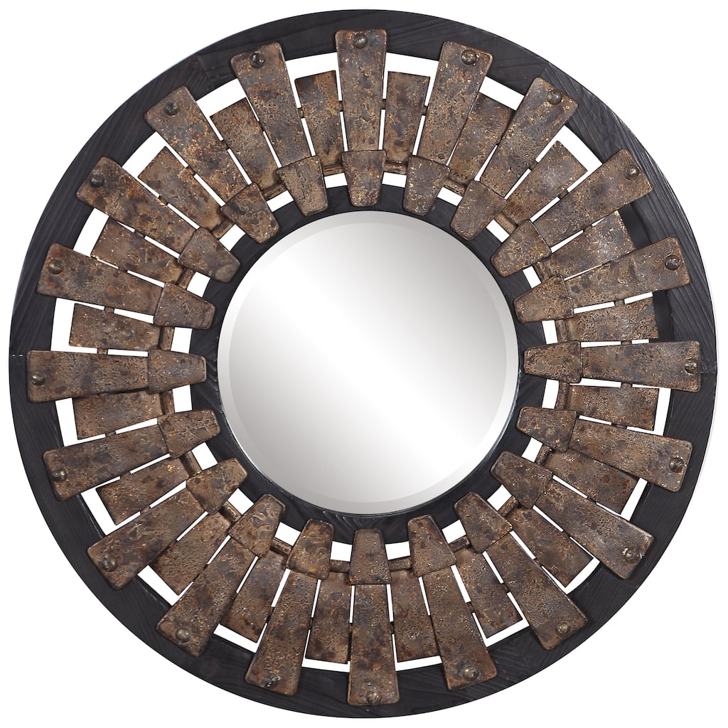 Uttermost Hyman Round Mirror - Overstock - 32162740