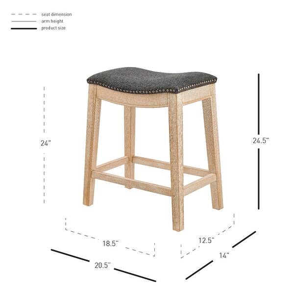 Elmo KD Fabric Counter Stool - Bed Bath & Beyond - 29743689