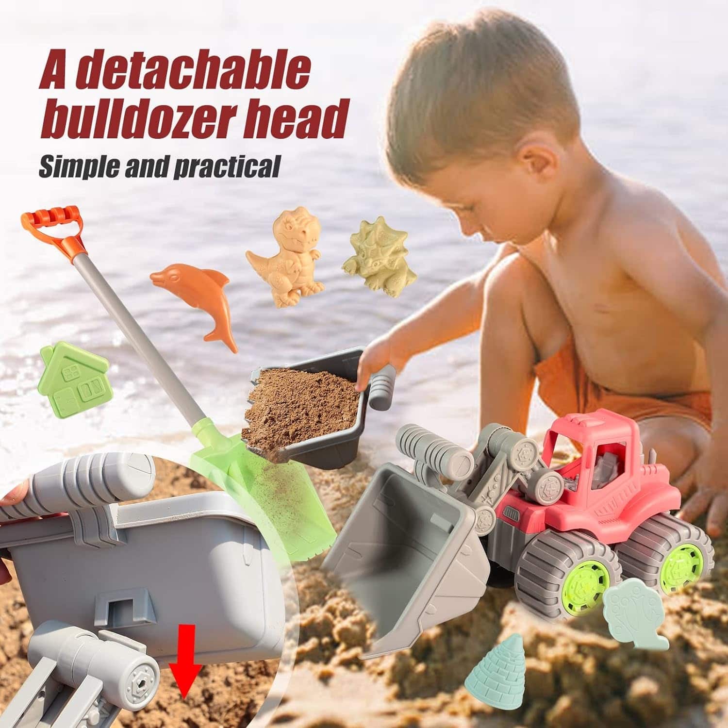 24-Piece Collapsible Beach Sand Toys Set for Kids - On Sale - Bed Bath ...