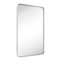 Wall Mount Bathroom Rectangular Vanity Mirror (Horizontal/Vertical ...