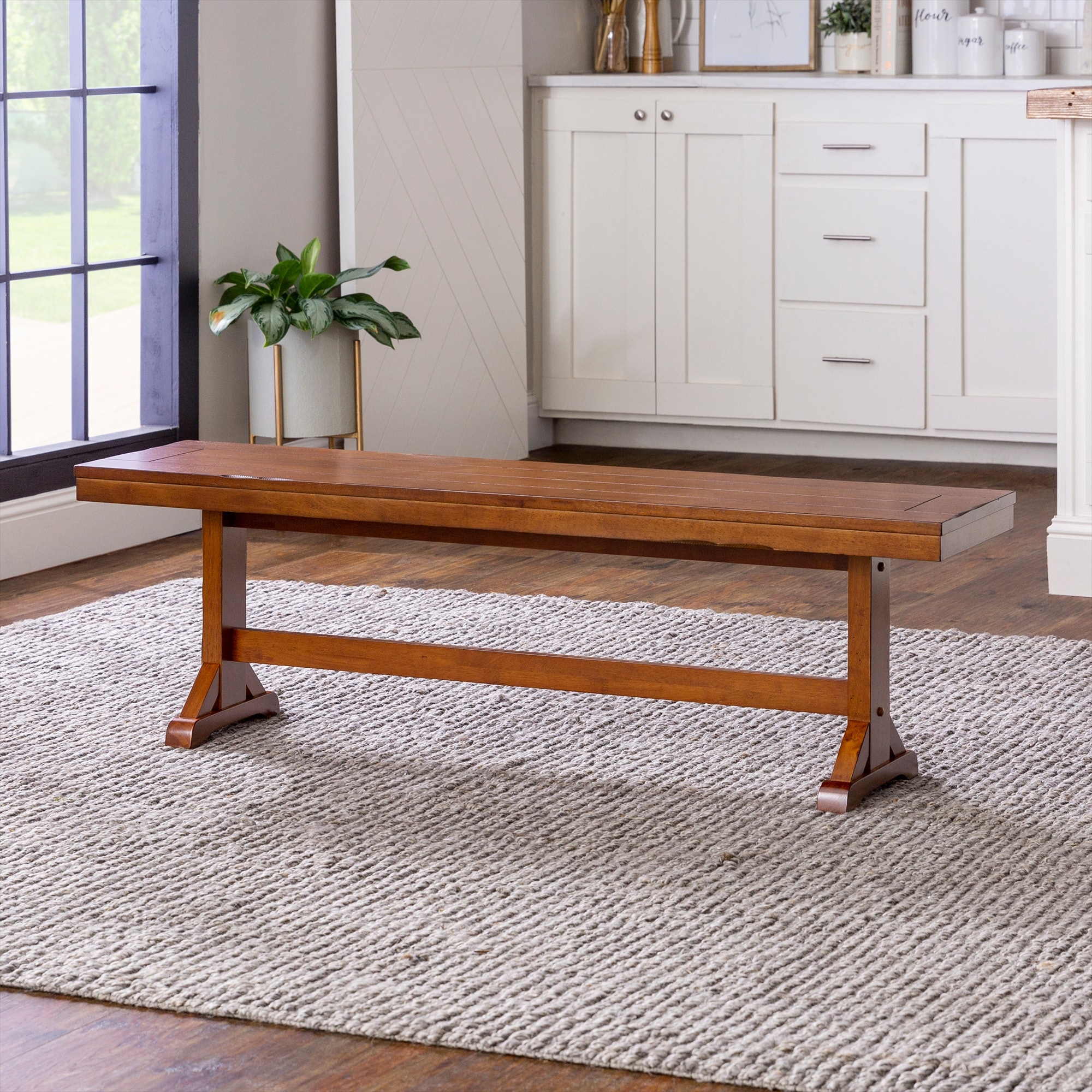 Middlebrook 60 inch Farmhouse Dining Bench N A Bed Bath Beyond 10092020