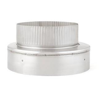 Heat-Fab 4647SS 6" Saf-T Liner 304 7 Crimp Female Increaser ...
