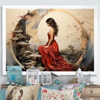 Designart "Asian Art Harmonious Balance II" Asian Framed Wall Art ...