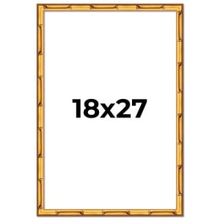 18x27 Frame Gold Real Wood Picture Frame Width 1 inches | Interior ...
