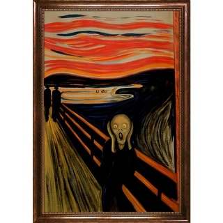 Edvard Munch 'The Scream' Hand Painted Oil Reproduction - Bed Bath ...