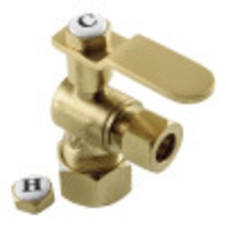 Whitaker 5/8" x 3/8" O.D. Comp Angle Stop Valve - Bed Bath & Beyond ...