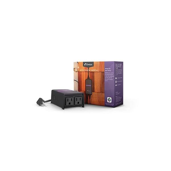 iDevices IDEV0004 Wi-Fi Enabled Plug & Play 10 Ampere Outdoor Switch ...