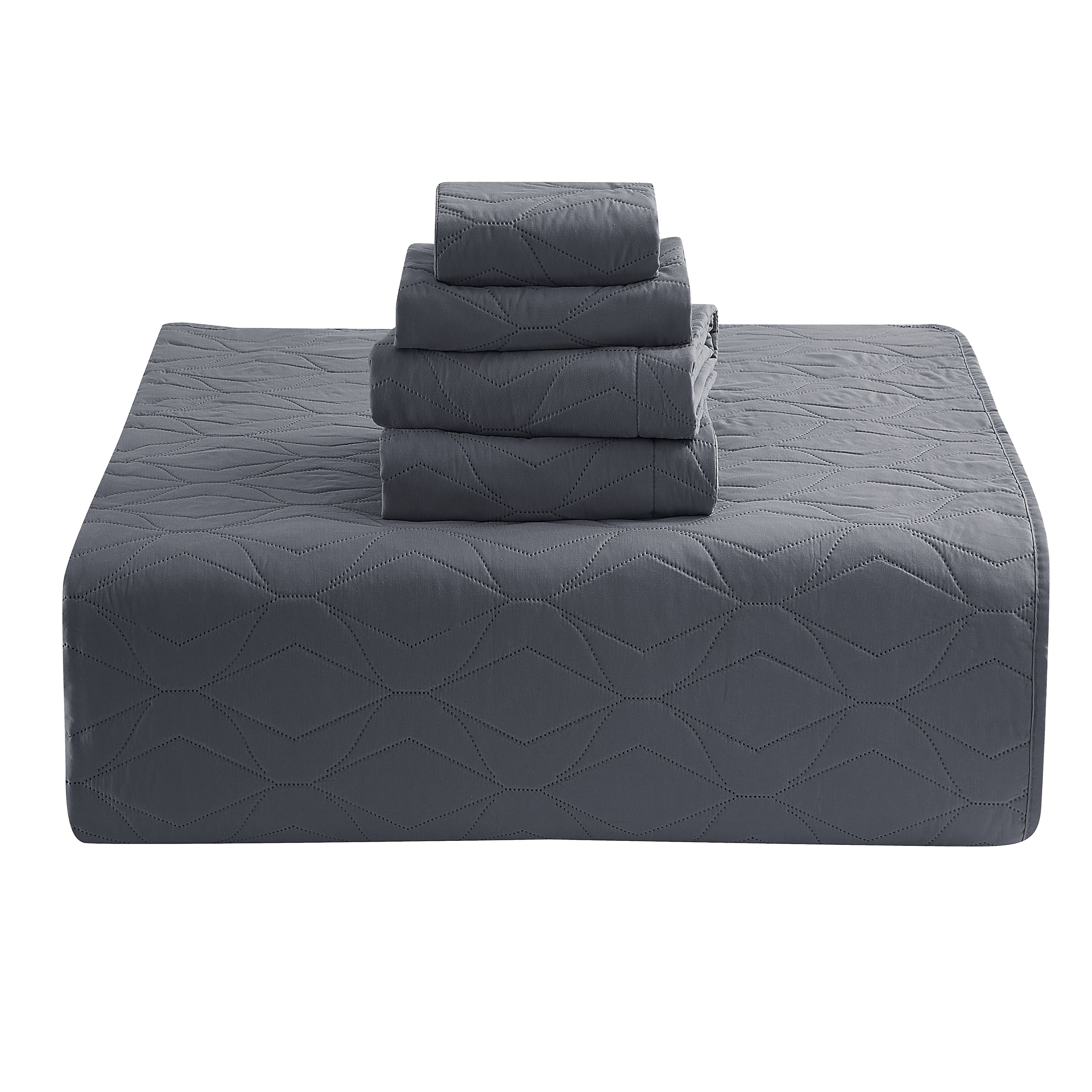 Clara Clark Bedspread Quilt Set Ellipse Weave Pinsonic Lightweight Coverlet Set On Sale