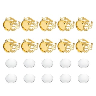 Metal Ring Base Blank, Ring Blank Base Cabochon - Bed Bath & Beyond ...