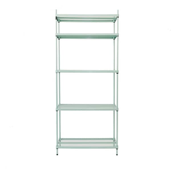Design Ideas MeshWorks 5 Tier Metal Storage Shelving Unit Rack ...