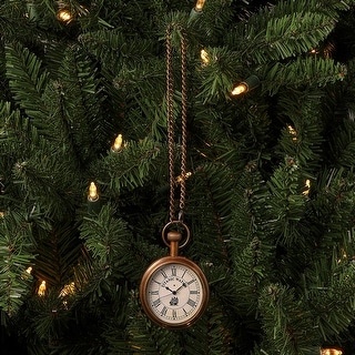 3" Brass Glass Pocket Watch With Chain - Bed Bath & Beyond - 41977103