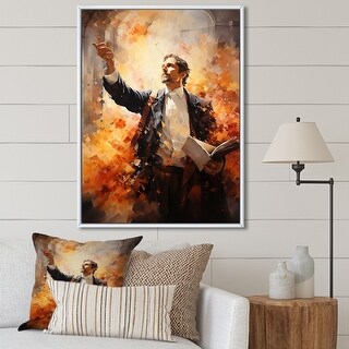 Designart "The Protestant Reformation Shades" France Framed Canvas ...