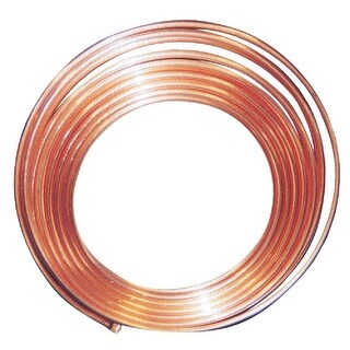 Mueller Streamline 3/8 In. OD x 20 Ft. Refrigerator Copper Tubing - 1 ...