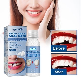 Plastic Teeth Glue Makeup Dentures Modified Temporary Filling Teeth ...