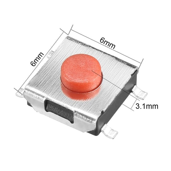 6x6x3.1mm Panel Micro PCB SMD SMT Momentary Tactile Push Button Switch ...