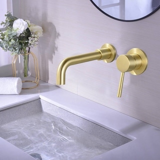 Wall Mounted Single Handle Bathroom Faucet - Bed Bath & Beyond - 36532635