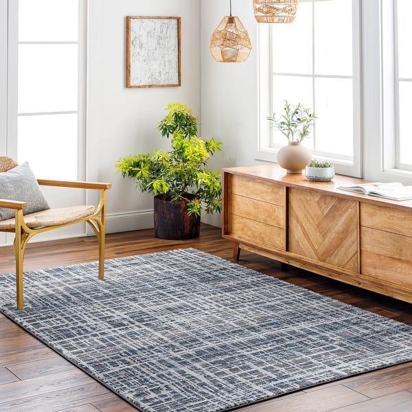 Livabliss Marvel Bespoke Modern Grid Area Rug - Bed Bath & Beyond ...
