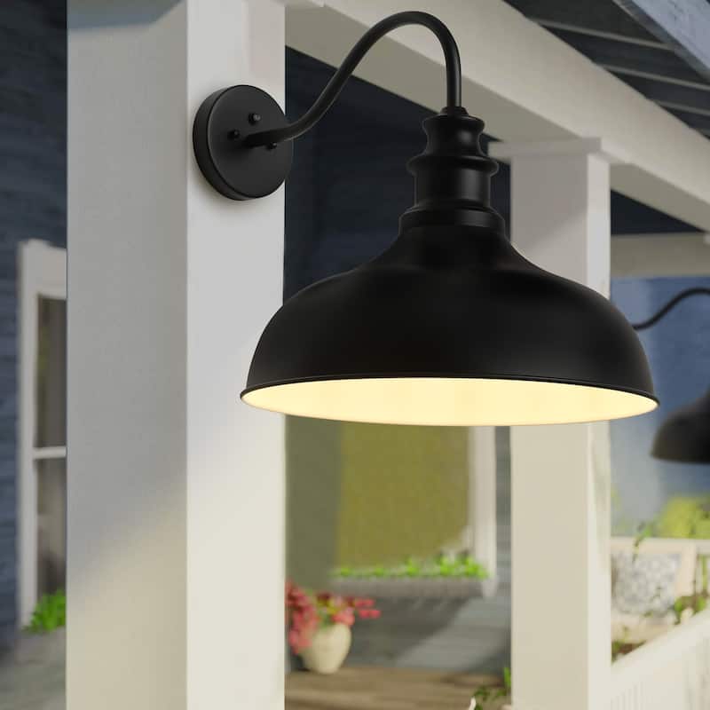 Unique Gooseneck Outdoor Barn Light Dusk to Dawn Wall Sconce for House ...