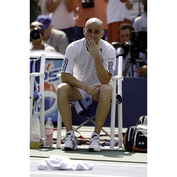 Andre Agassi at the US Open Photo Print - Bed Bath & Beyond - 25386067