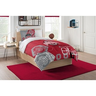 COL 849 Ohio State Hexagon Take F/Q Comforter Set - Bed Bath & Beyond ...