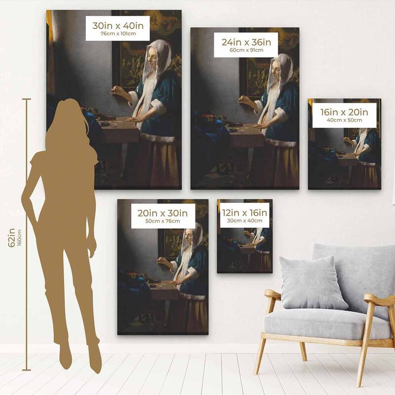 Brown Lady Wall Art Canvas 5472 - Overstock - 39913549