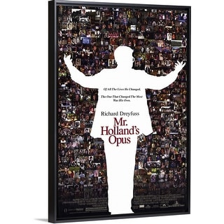 "Mr. Hollands Opus (1995)" Black Float Frame Canvas Art - Bed Bath ...