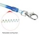 Retractable Coil Spring Keychains with Key Ring, 2 Pack Plastic - Bed ...
