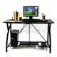 Foldable Computer Table Portable Office Desk Origami Black - Bed Bath ...