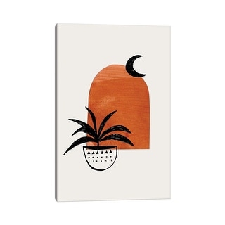 iCanvas "Raw Umber Moon Plant" by EnShape Canvas Print - Bed Bath ...