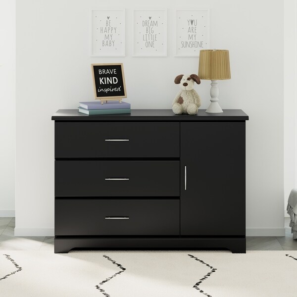 Brookside 3 Drawer Combo Dresser Black Bed Bath Beyond 36340518