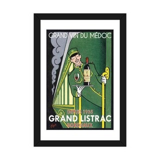 iCanvas "1935 Grand Listrac Wine Vintage Advertisement" by Jean-Pierre ...