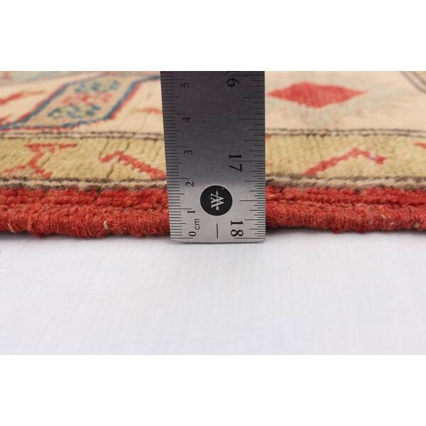 ECARPETGALLERY Hand-knotted Finest Ghazni Red Wool Rug - 5'0 x 6'5 ...
