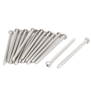 Stainless Steel Phillips Round Pan Head Self Tapping Screws 15pcs - Bed ...