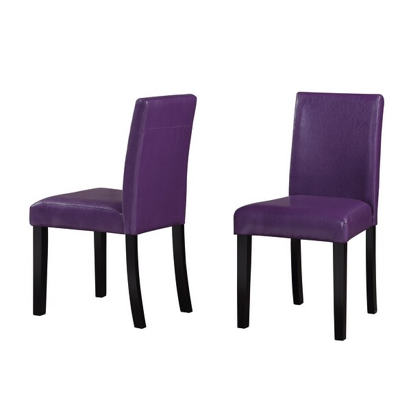 Mai Faux Leather Dining Chairs Set of 2 On Sale Bed Bath Beyond 18519323