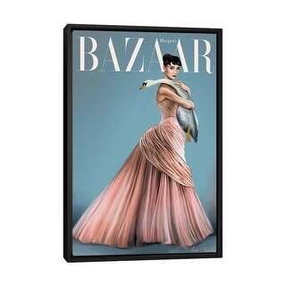 iCanvas "Audrey Hepburn Harper'S Bazaar Cover" by George V. Antoniou ...