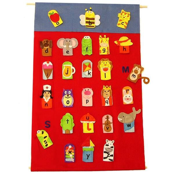Get ready kids alphabet finger puppets & wall 737 - Bed Bath & Beyond ...