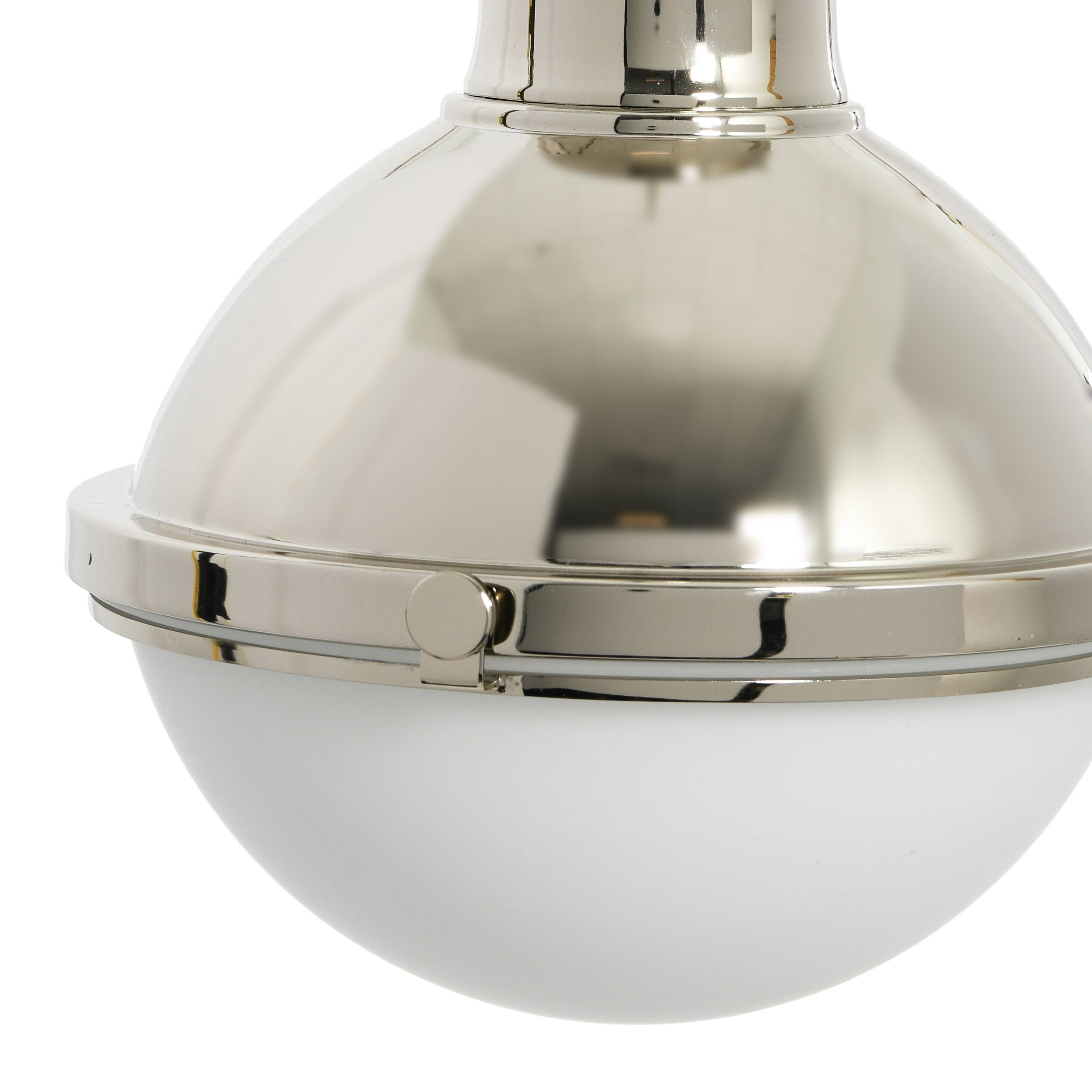 Robert Stevenson Lighting Cameron - Metal and Glass Ceiling Light - On ...