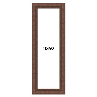 11x40 Frame Pewter Solid Wood Picture Frame Width 1.625 Inches ...